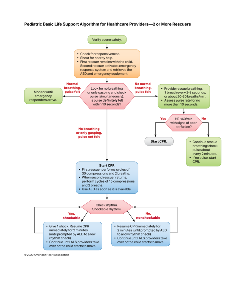 BLS Quick Reference Sheet American Heart Association