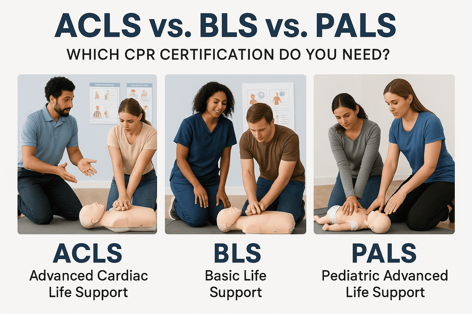 Unlock Your Potential: ACLS vs BLS vs PALS Explained